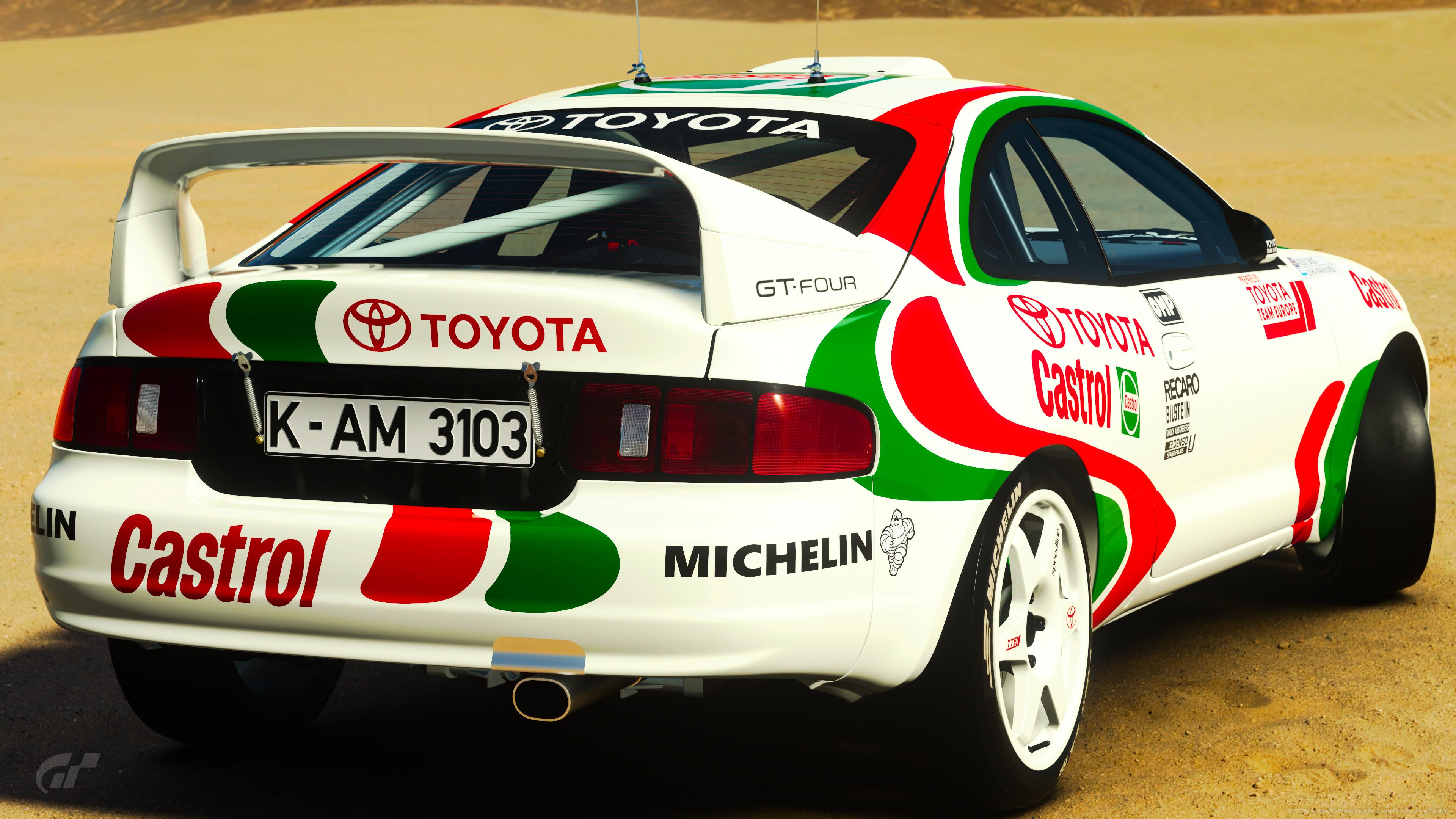 AMS 8558 1/10 ラジコン用シール カストロールセリカ ST205